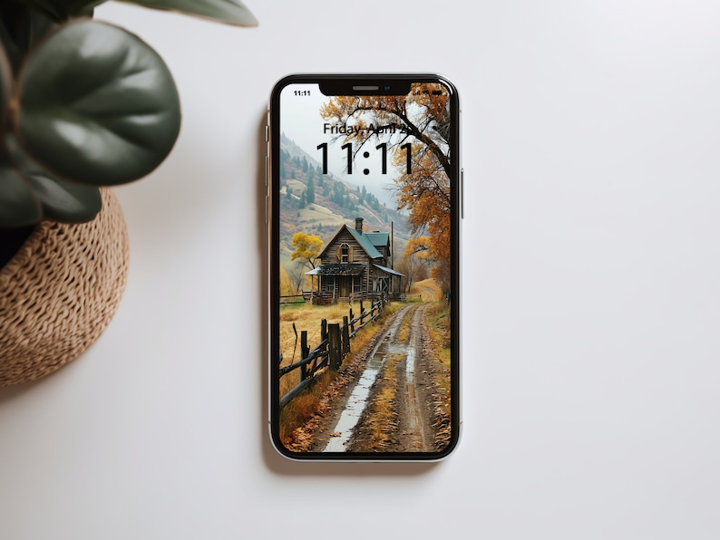 Rustic Farmhouse Phone Wallpaper 8 Digital Download Backgrounds Country ...