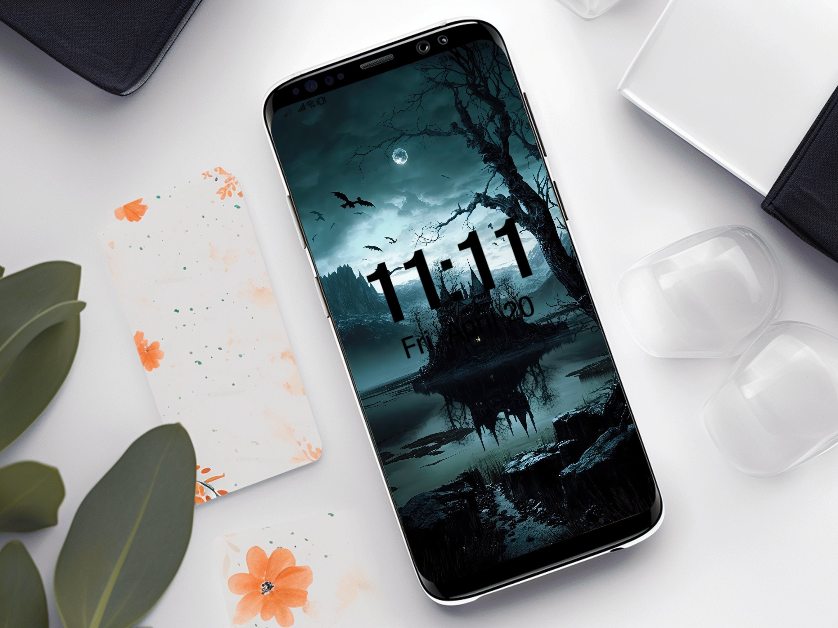 Gothic Castle Phone Wallpaper 6 Pack Digital Download Backgrounds ...