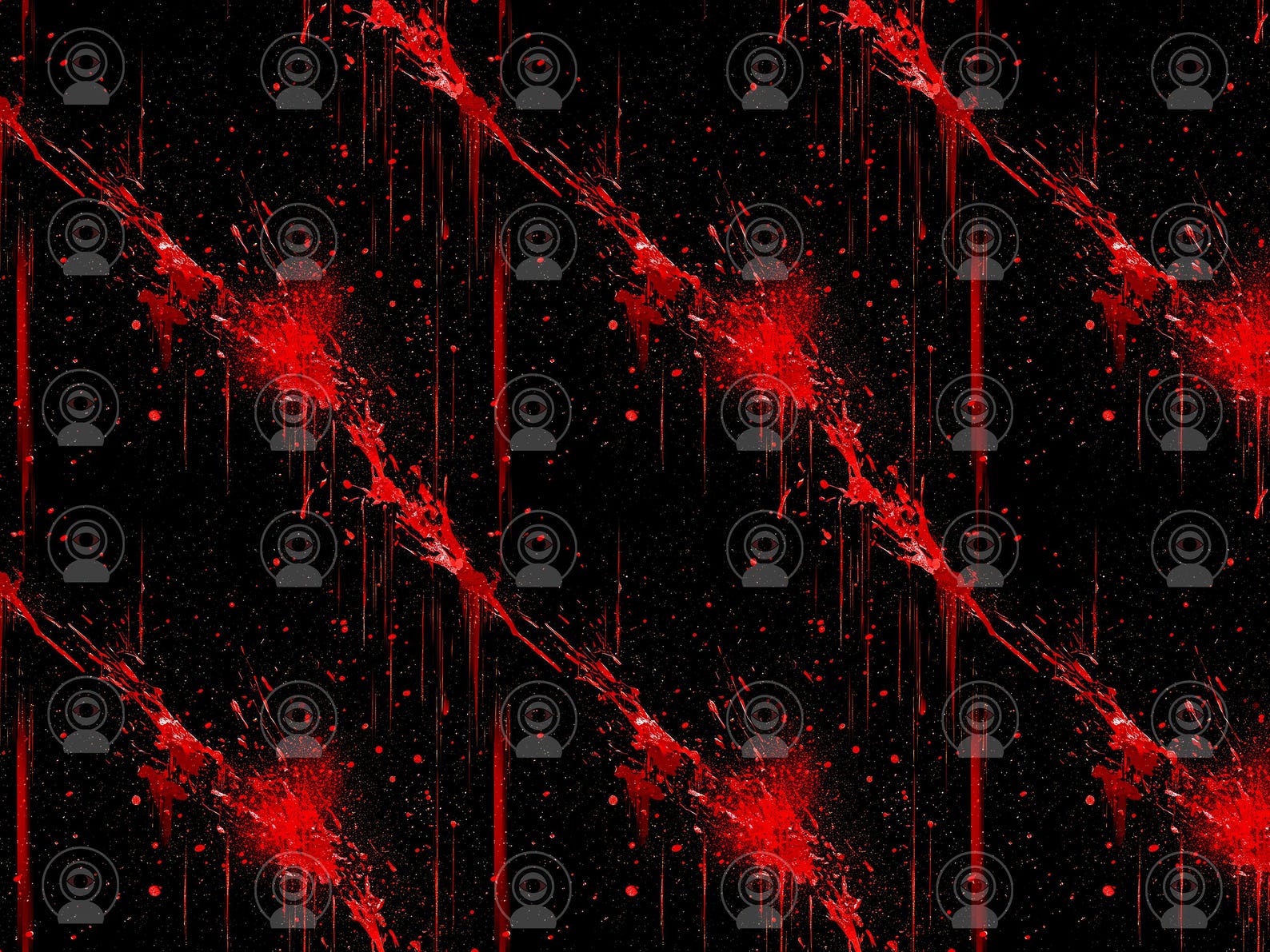 Blood Splatter Seamless Pattern Digital Download Tile Background Horror ...