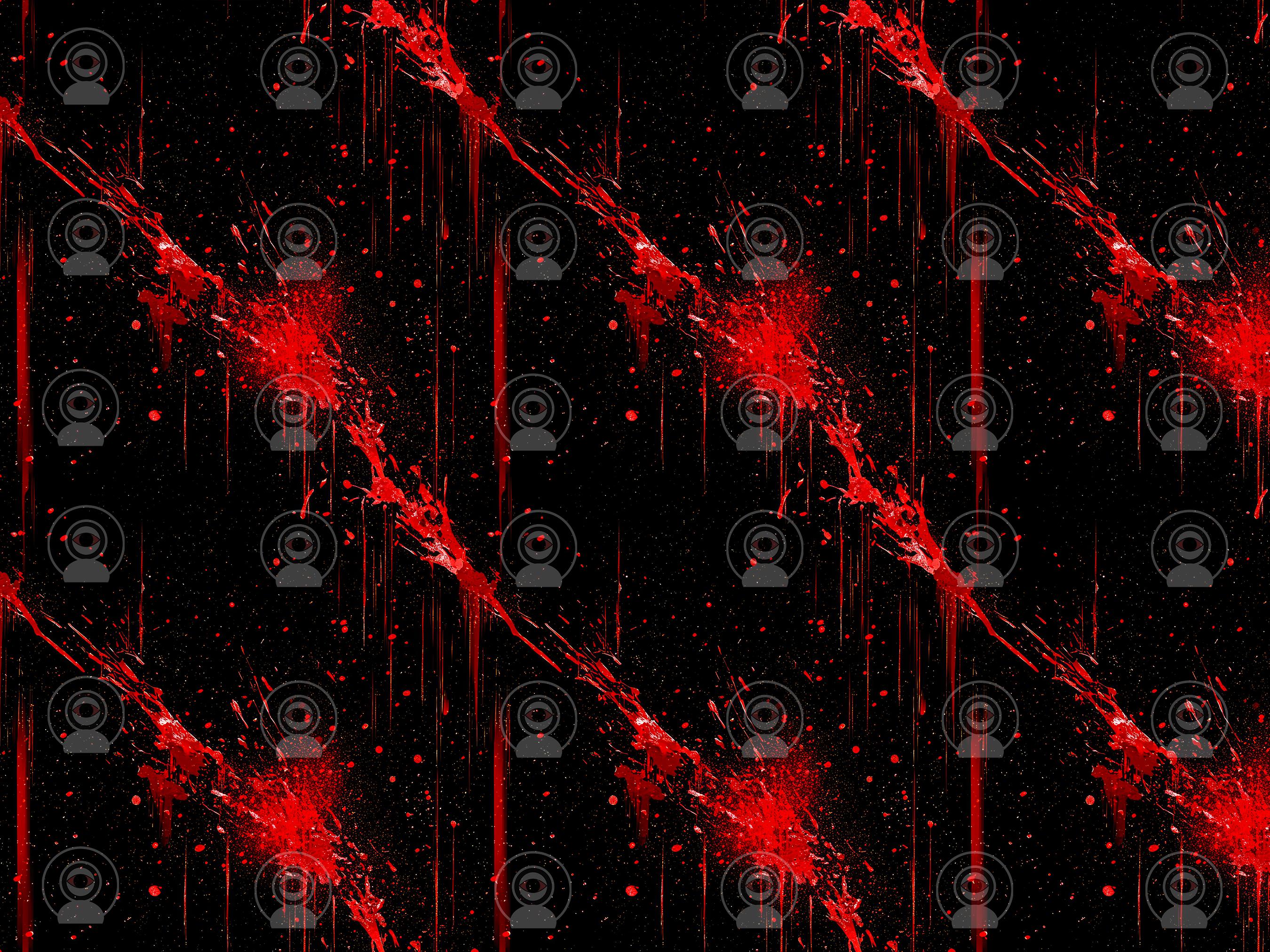 Blood Splatter Seamless Pattern Digital Download Tile Background Horror ...