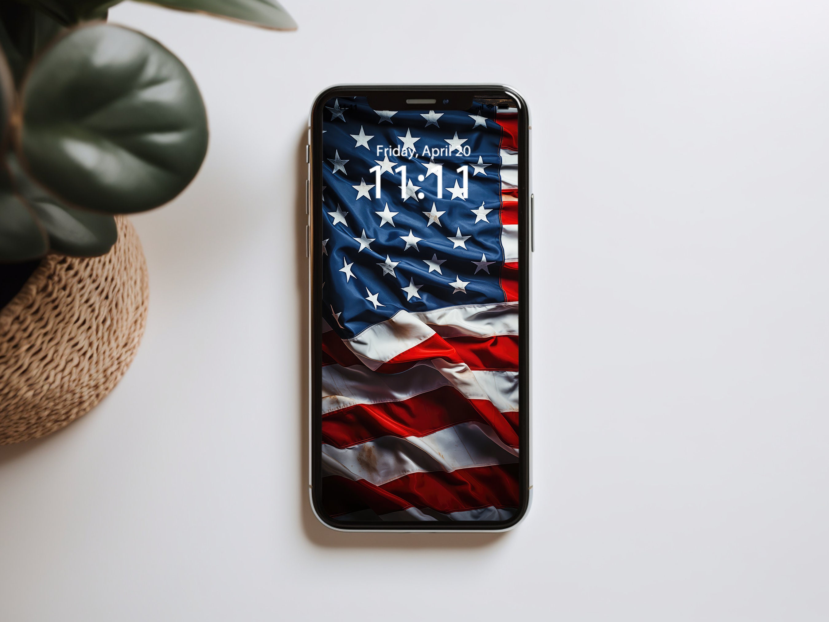 American Flag Phone Wallpaper 12 Digital Download Backgrounds Patriotic ...