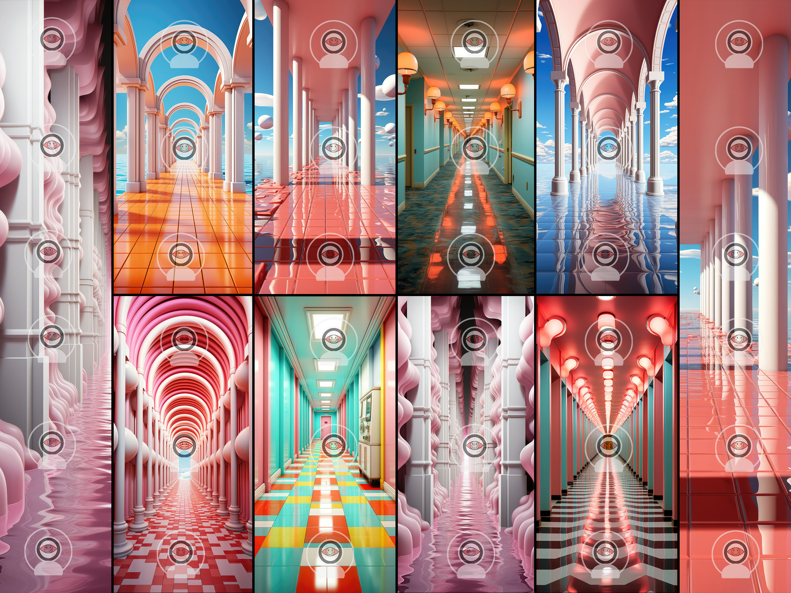 Liminal Spaces Phone Wallpaper 16 Digital Download Backgrounds ...