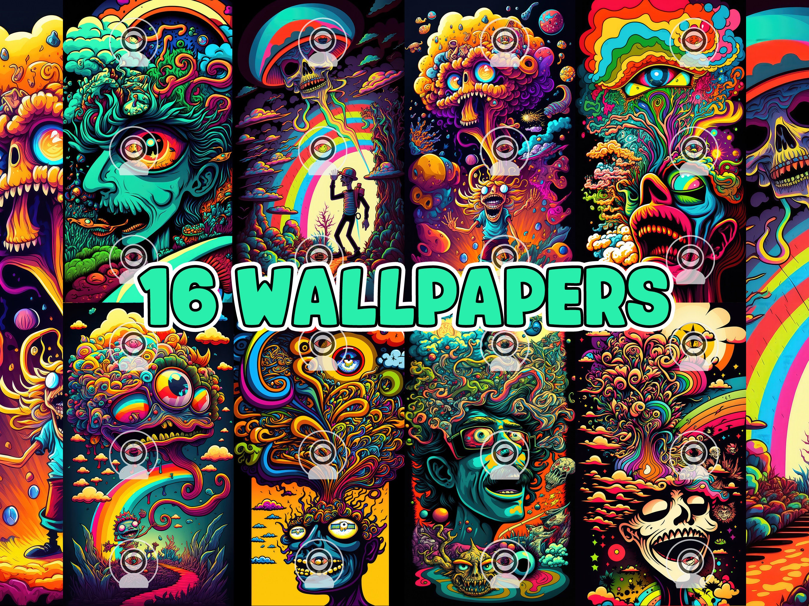 Trippy Graffiti Wallpaper