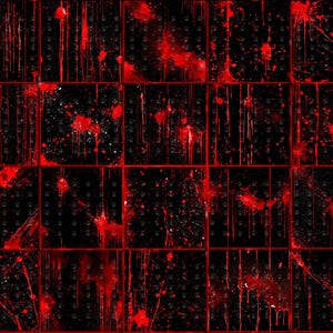 Blood Splatter Seamless Pattern Digital Download Tile Background Horror ...