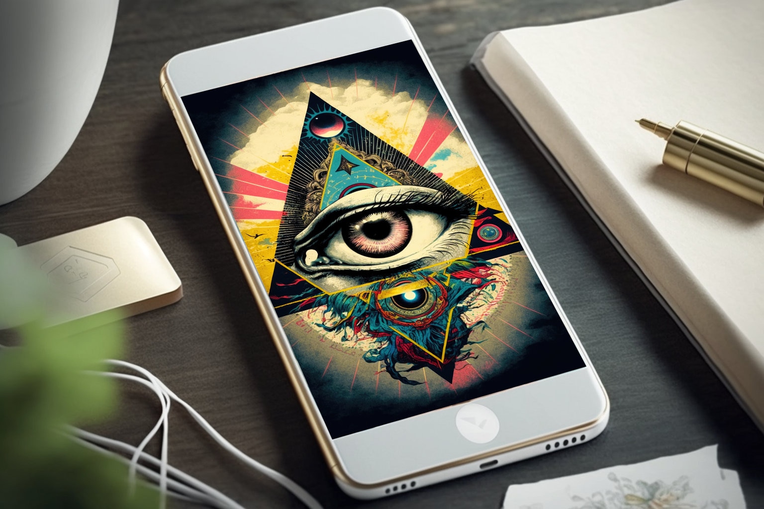 All Seeing Eye Phone Wallpaper 8 Digital Download Backgrounds ...