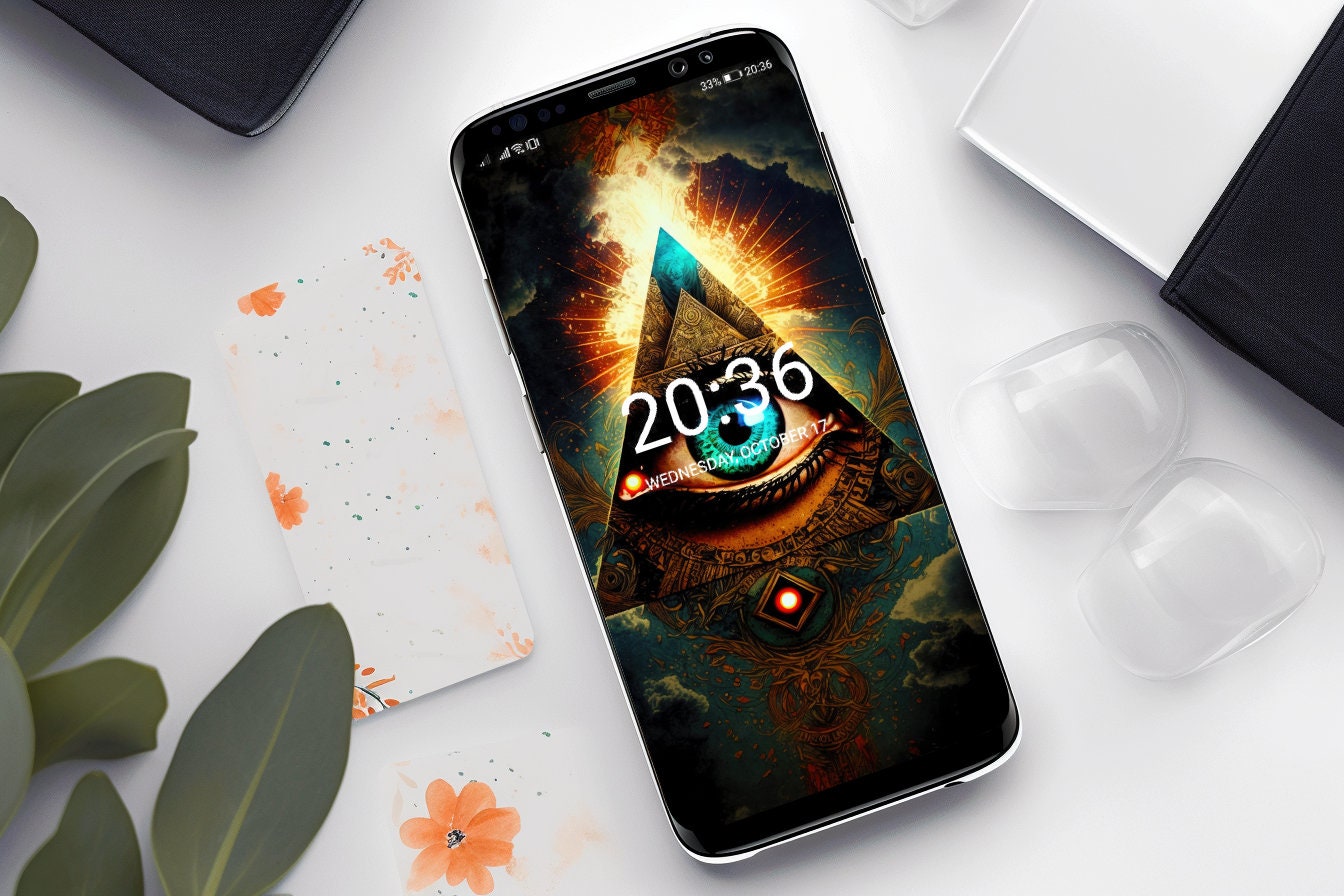 All Seeing Eye Phone Wallpaper 8 Digital Download Backgrounds ...