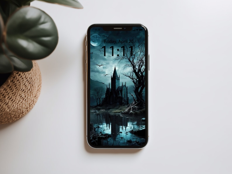 Gothic Castle Phone Wallpaper 6 Pack Digital Download Backgrounds ...