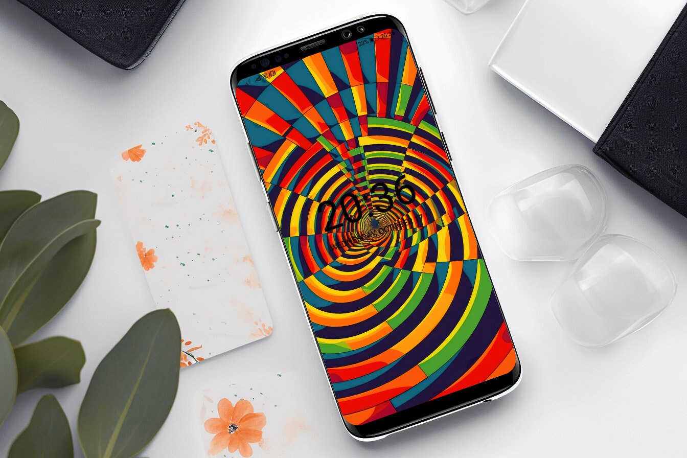 Psychedelic Illusion Phone Wallpaper 8 Digital Download Backgrounds ...