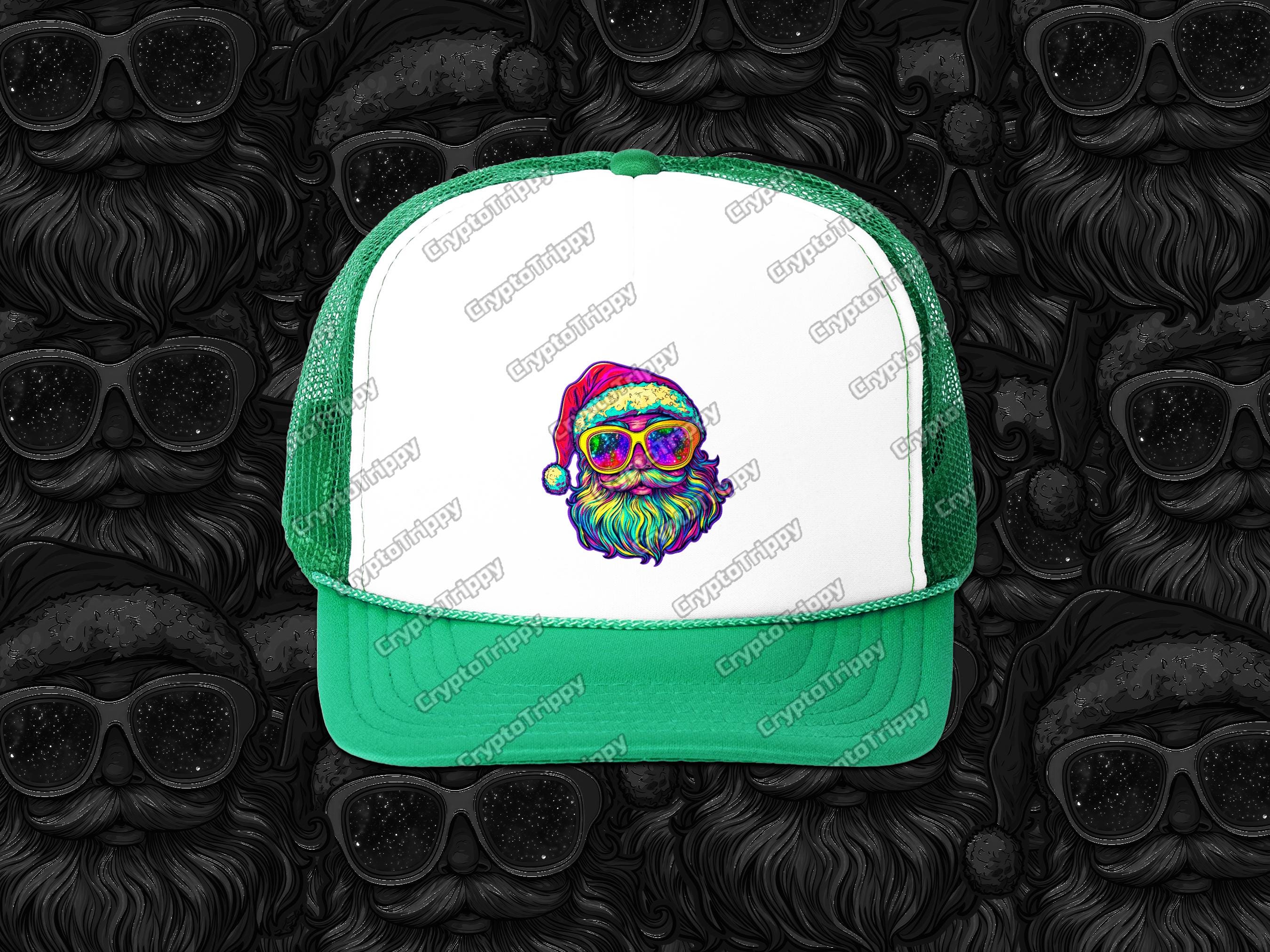 Trippy Santa Digital Download Transparent PNG SVG Psychedelic Santa ...