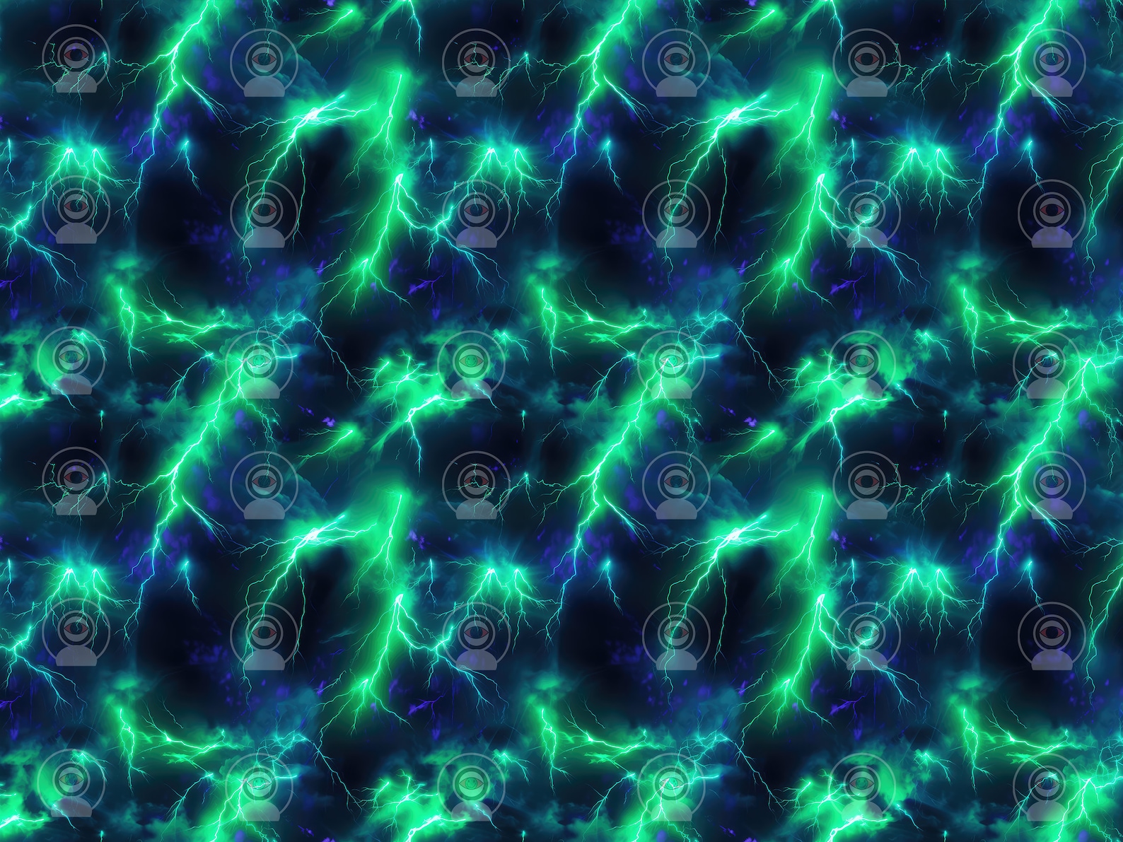 Neon Lightning Seamless Pattern Digital Download Tile Background ...