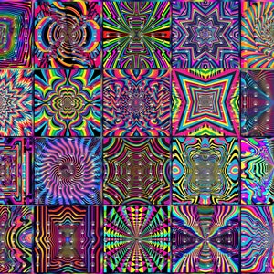 Trippy Illusion Seamless Pattern Digital Download Tile Background ...