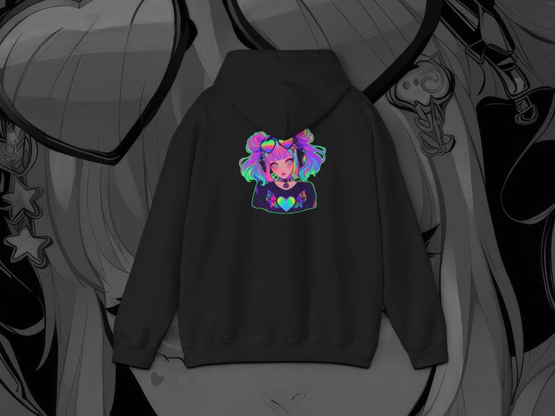 Trippy Gamer Girl Digital Download Transparent PNG SVG Psychedelic Clip ...