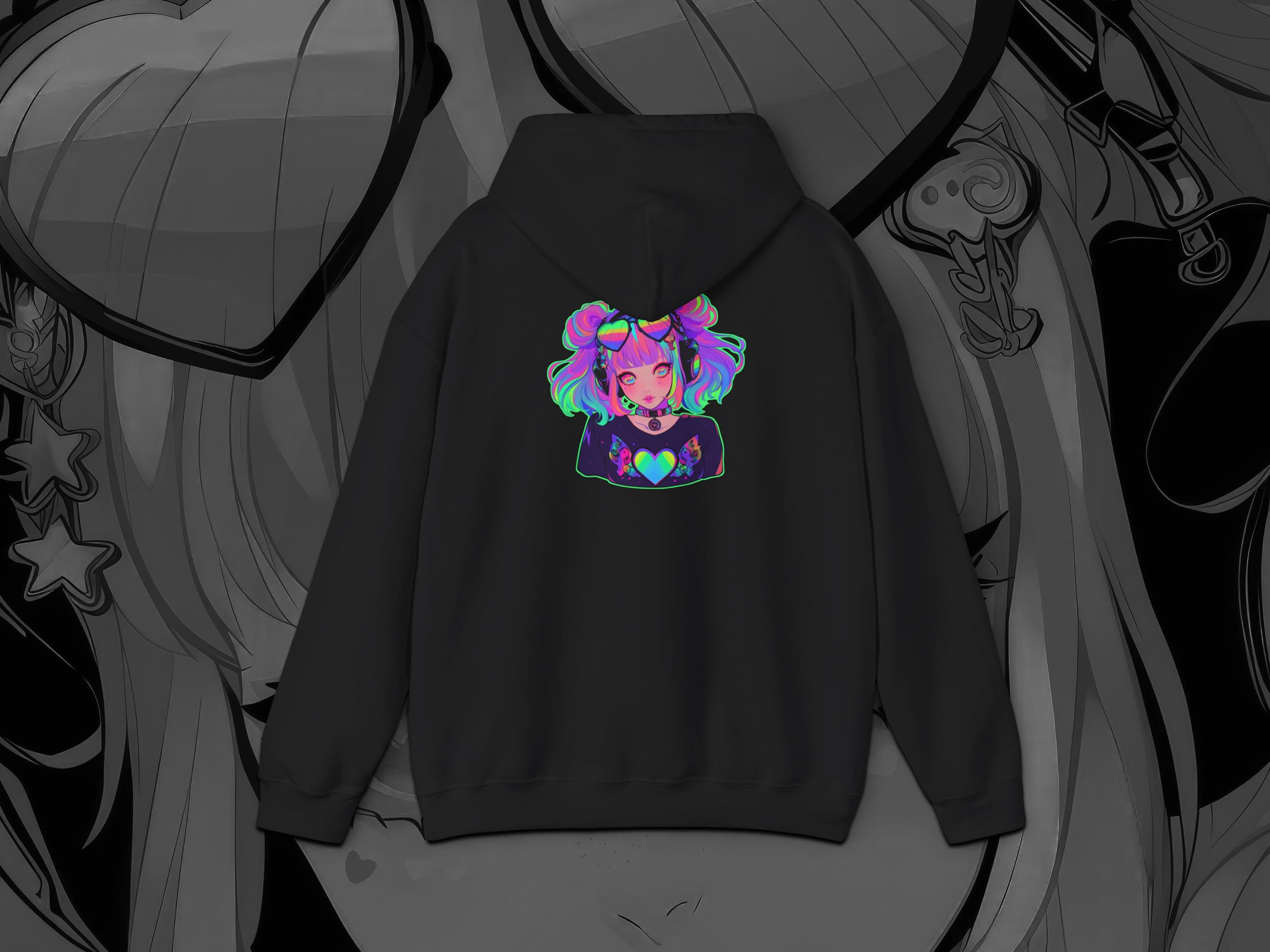 Trippy Gamer Girl Digital Download Transparent PNG SVG Psychedelic Clip ...