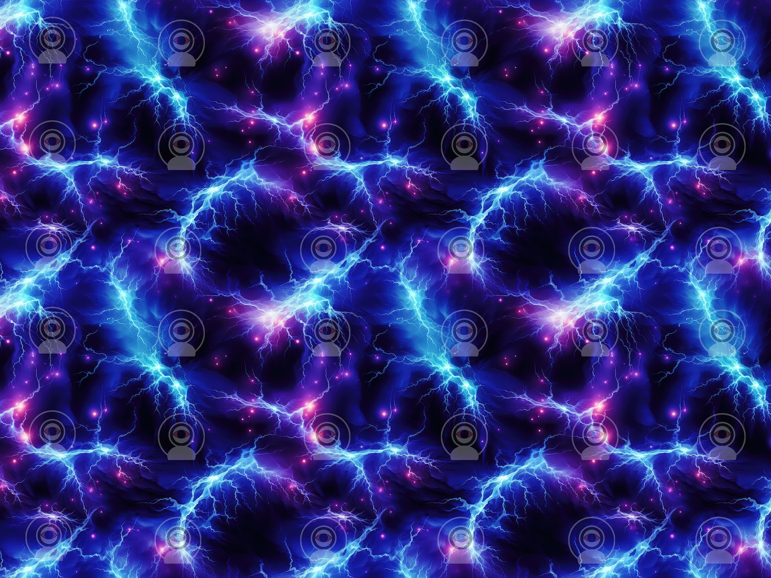 Neon Lightning Seamless Pattern Digital Download Tile Background ...