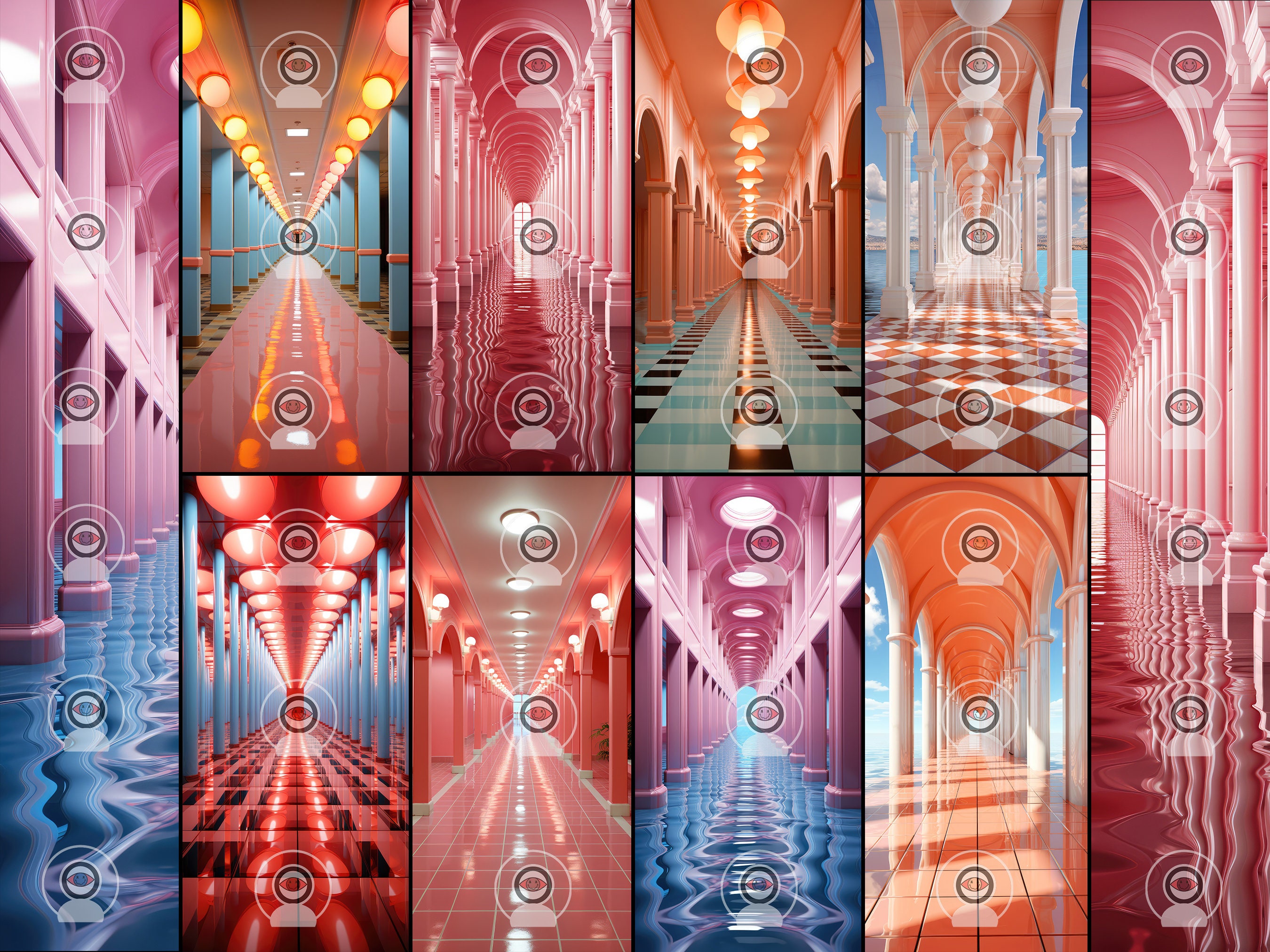 Liminal Spaces Phone Wallpaper 16 Digital Download Backgrounds ...