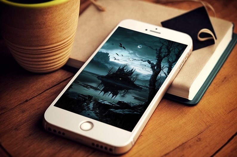 Gothic Castle Phone Wallpaper 6 Pack Digital Download Backgrounds ...