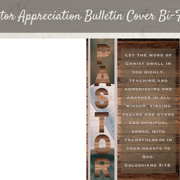 Church Bulletin Template Bi-fold Faith Can Move Mountains Design Edit ...