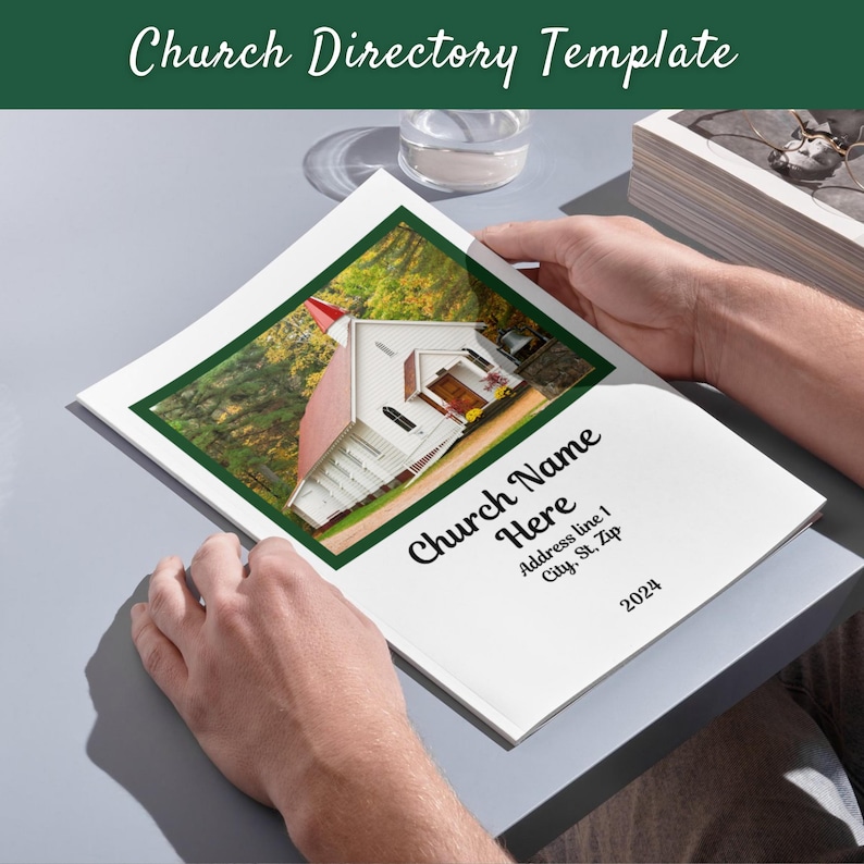 Church Directory Template - Canva - Customize - 8 1/2 X 11 - Membership ...