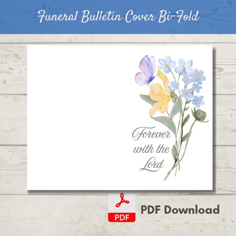 Funeral Bulletin Covers - Etsy