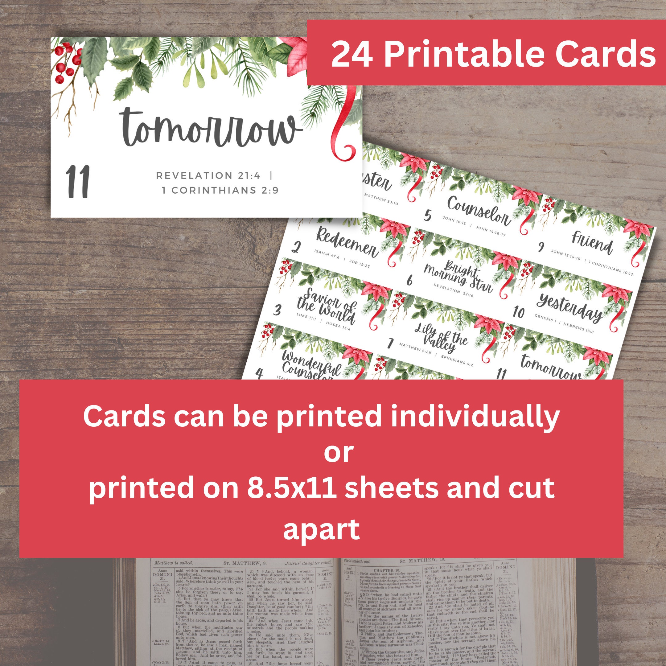 Advent I Call Him Lord | Advent Calendar Printable | Christmas Activity ...