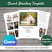 Church Directory Template - Canva - Customize - 8 1/2 X 11 - Membership ...