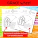 GRACE Wheel Paper Craft: Sunday School VBS Homeschool (instant Download ...