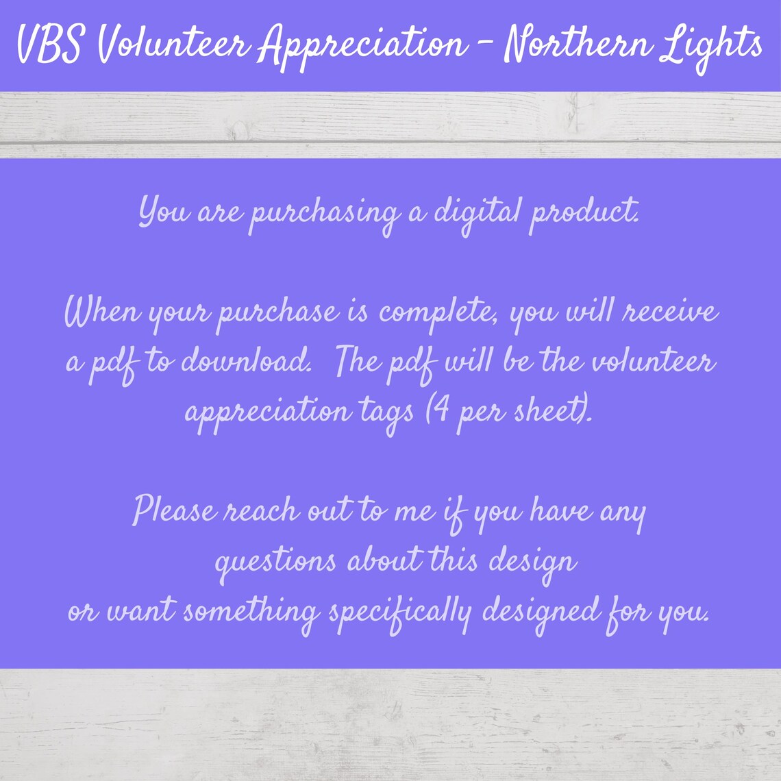 VBS Volunteer Appreciation Tags Northern Lights/compass Themed ...