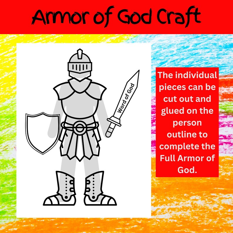 Armor of God Craft | Full Armor of God - Flaming Arrows | Sunday School ...