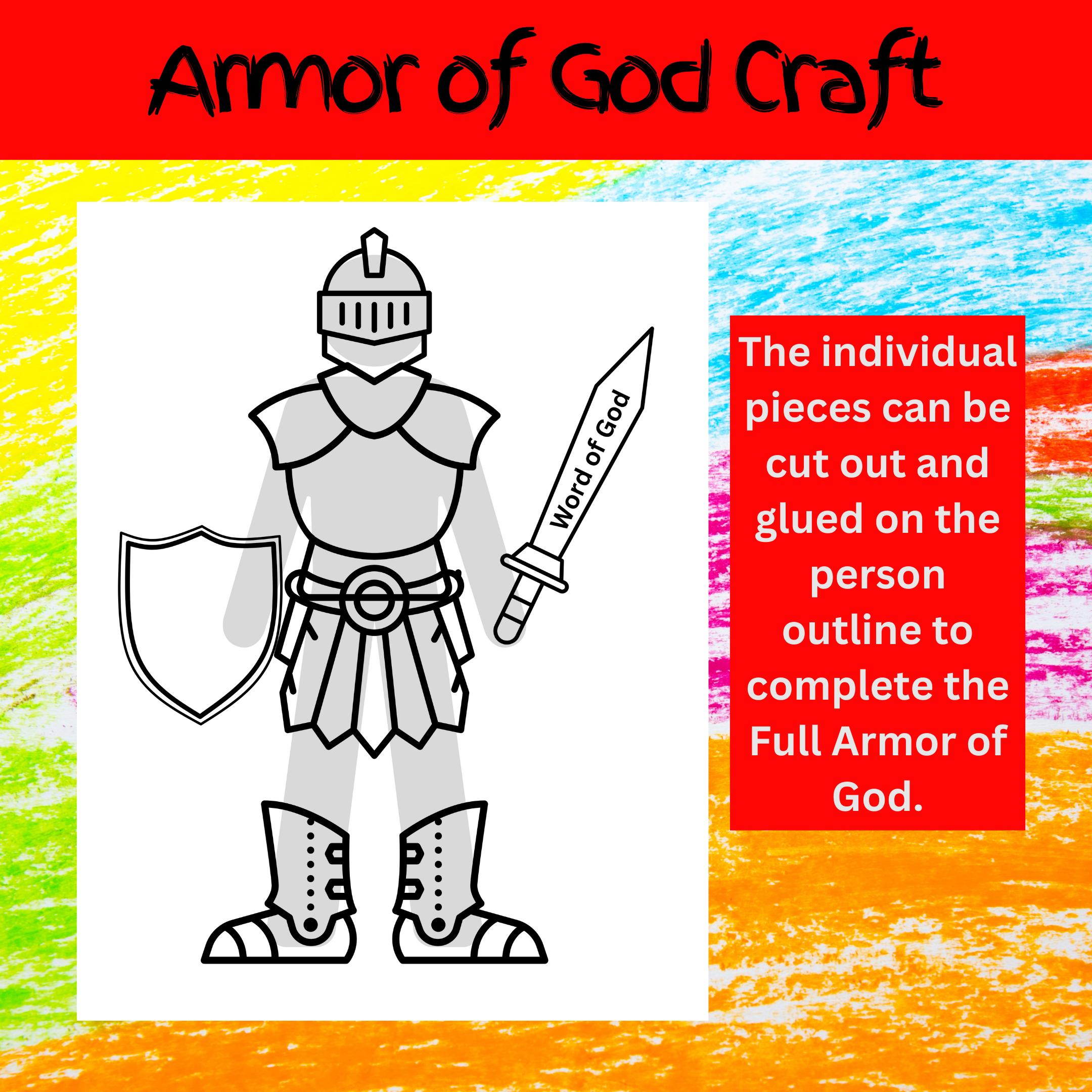 Armor of God Craft | Full Armor of God - Flaming Arrows | Sunday School ...