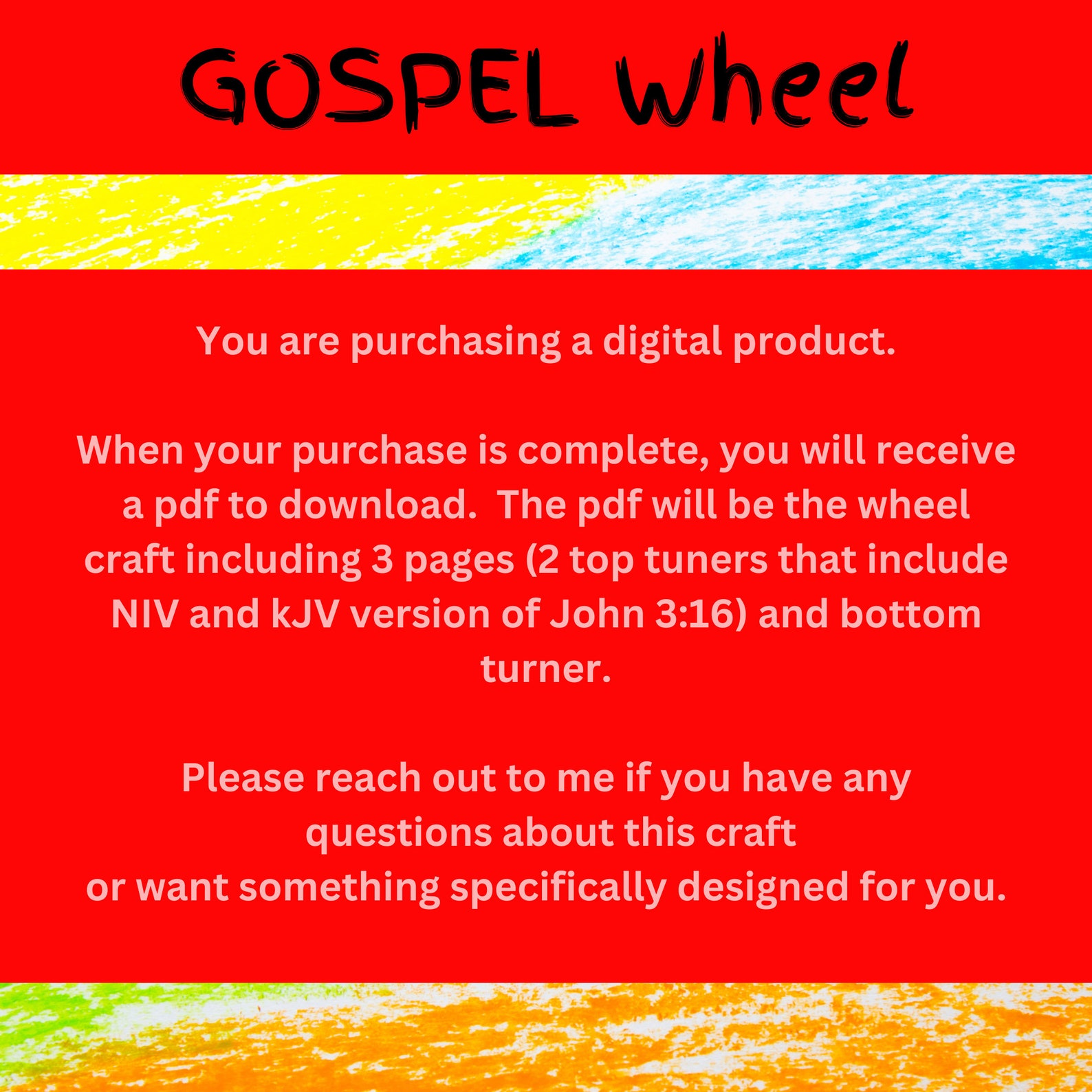 GOSPEL Wheel Paper Craft | Acrostic to Share Gospel Message | VBS Craft ...