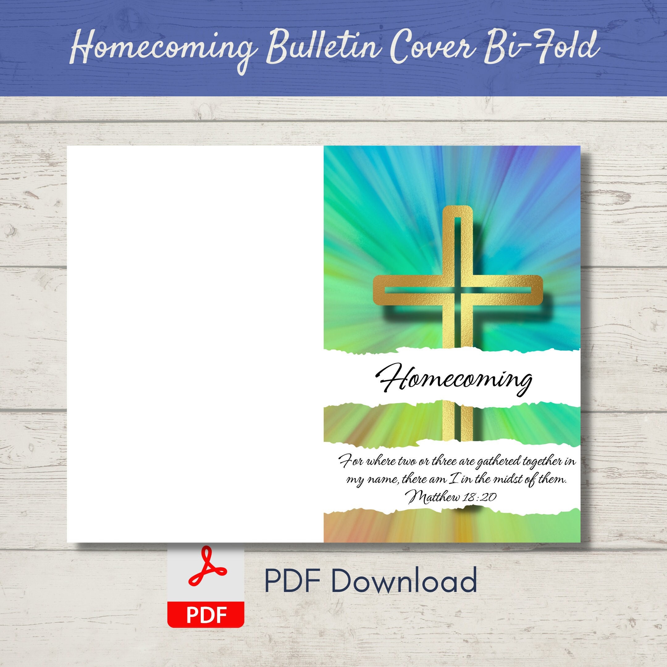 Church Homecoming Bulletin Images
