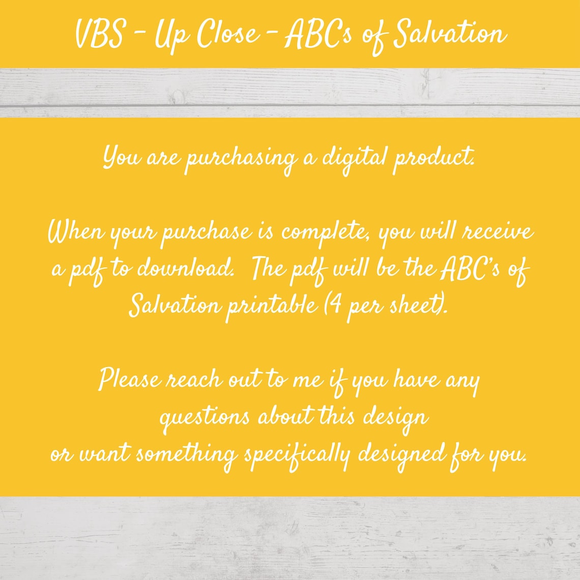 VBS Abcs of Salvation Printable | Nature Themed (PDF) - Etsy
