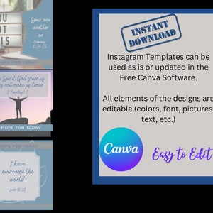 20 Church Instagram Posts Template | Edit in Canva | Encouraging Posts ...