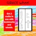 GRACE Wheel Paper Craft: Sunday School VBS Homeschool (instant Download ...