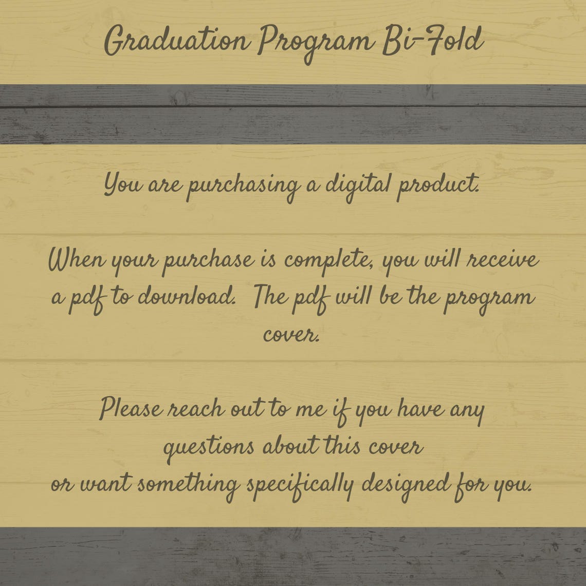 Graduation Program Cover | Bi-fold Design | PDF | Have Pride Faith ...