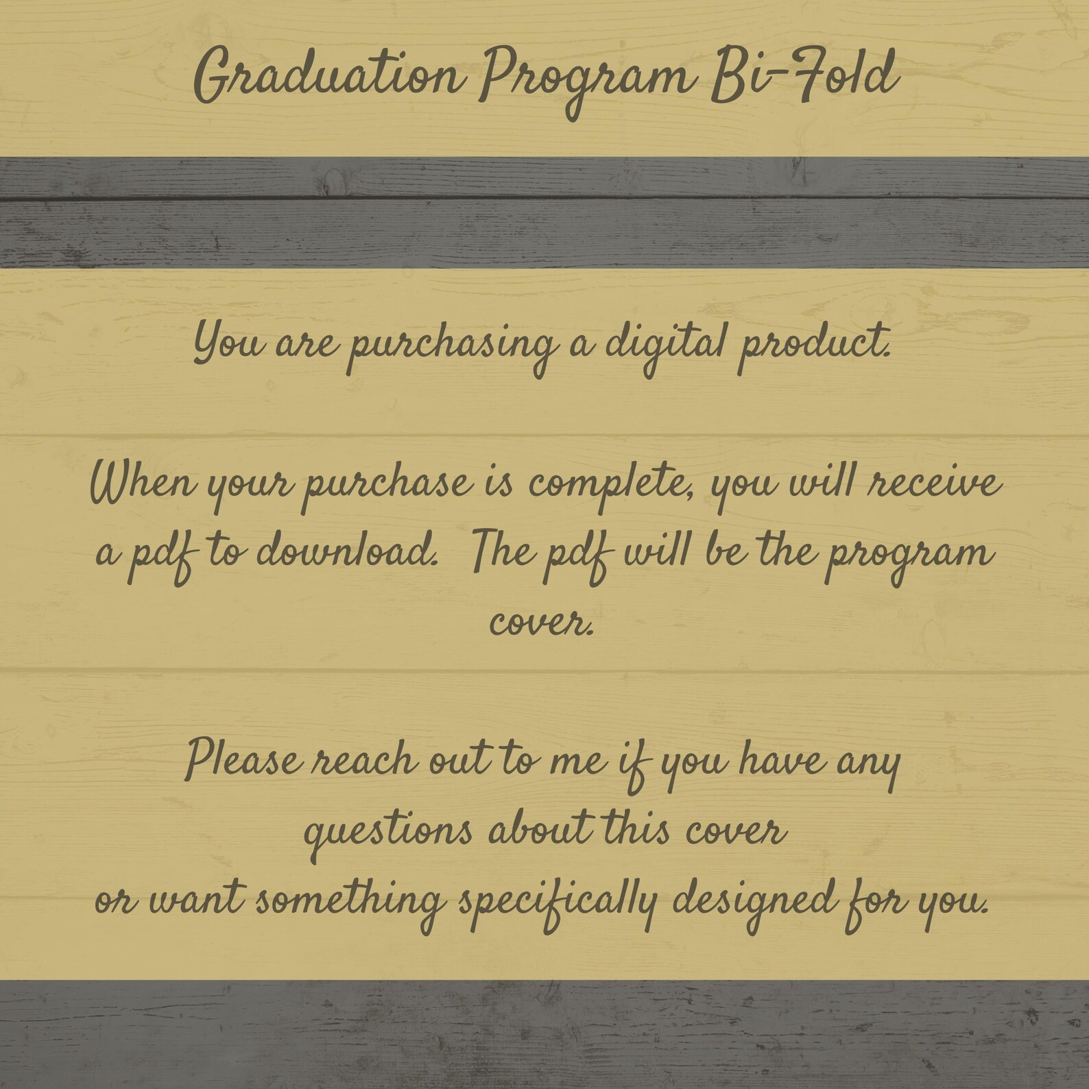 Graduation Program Cover | Bi-fold Design | PDF | Have Pride Faith ...