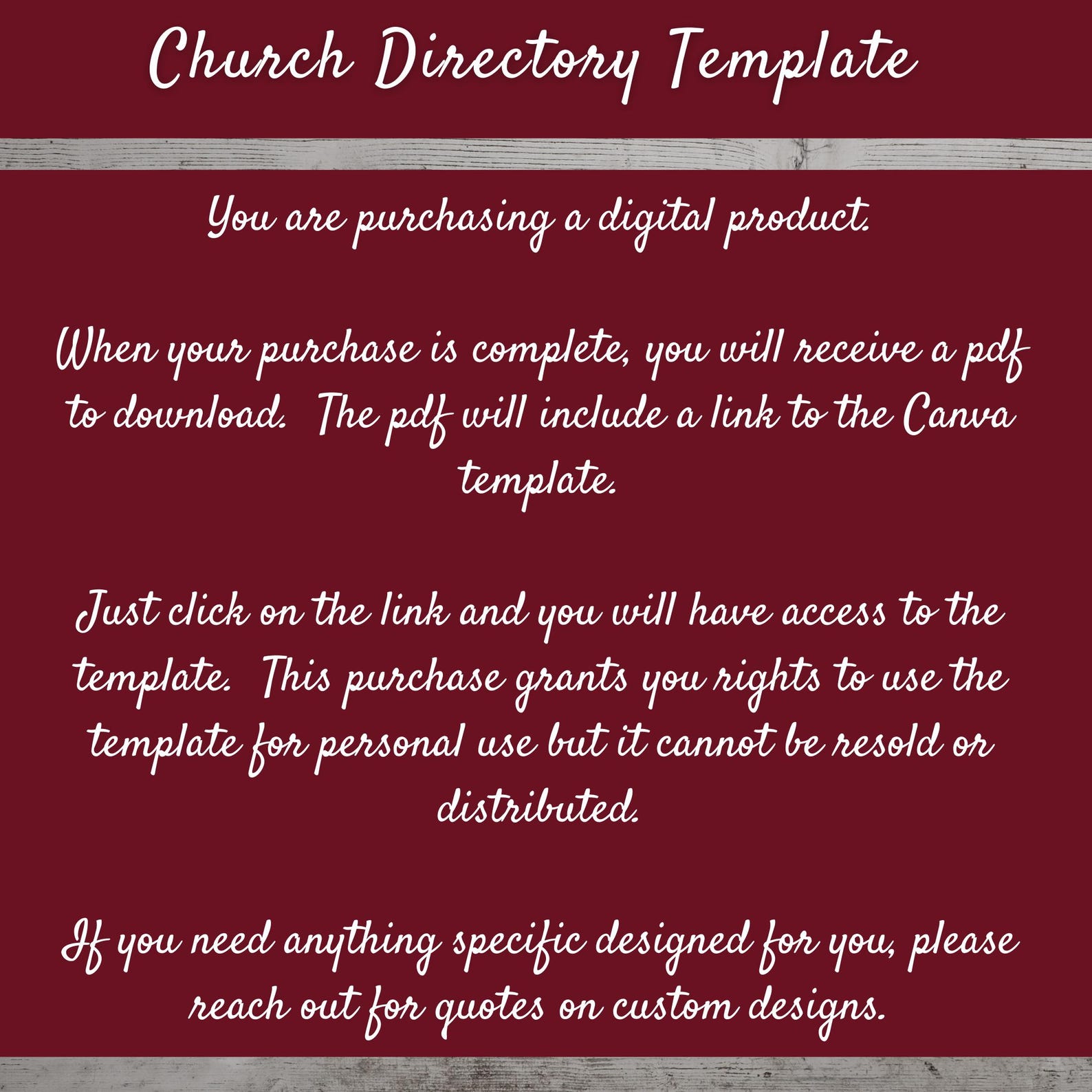 Church Directory Template - Canva - Customize - 8 1/2 X 11 - Membership ...