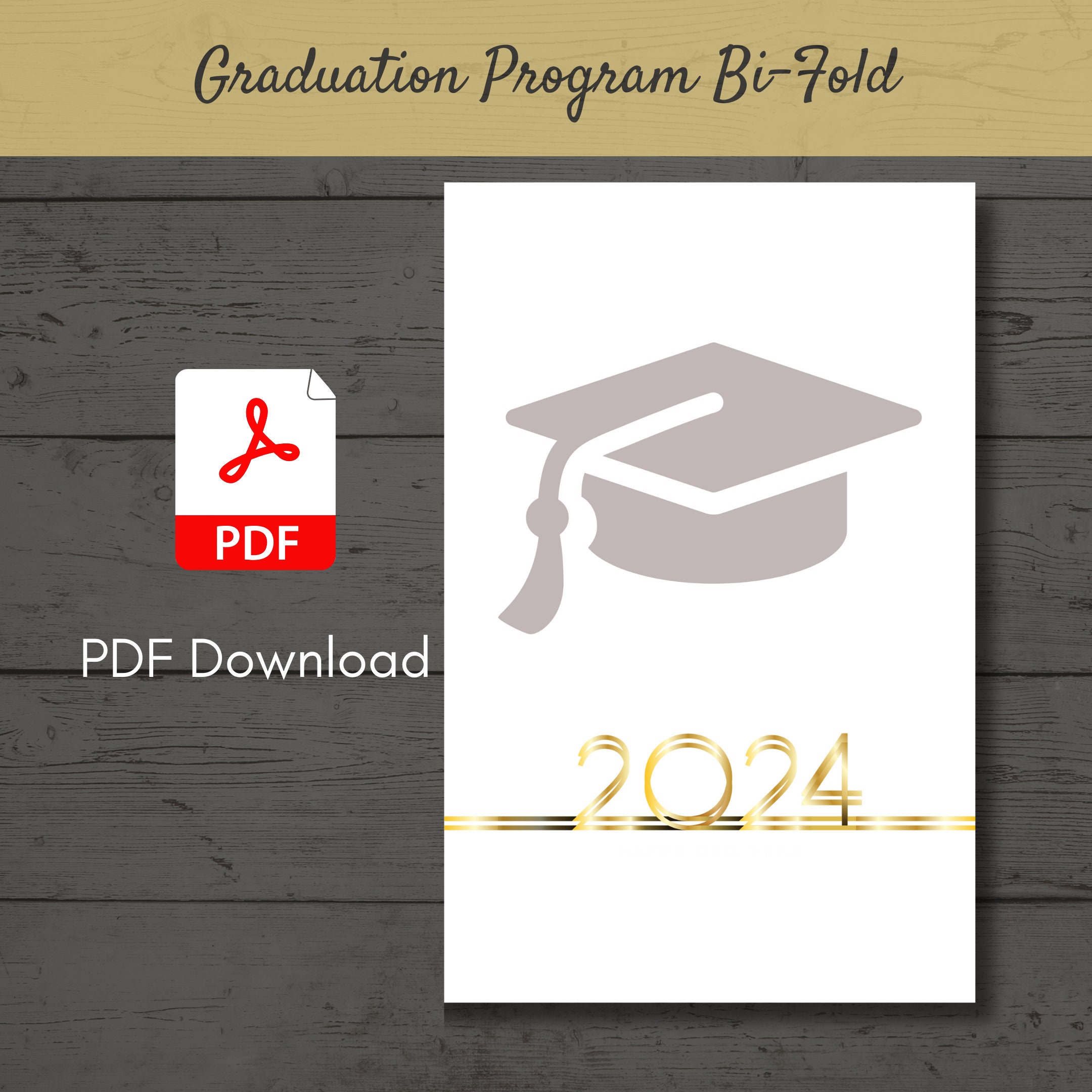 Graduation Program Template Pdf