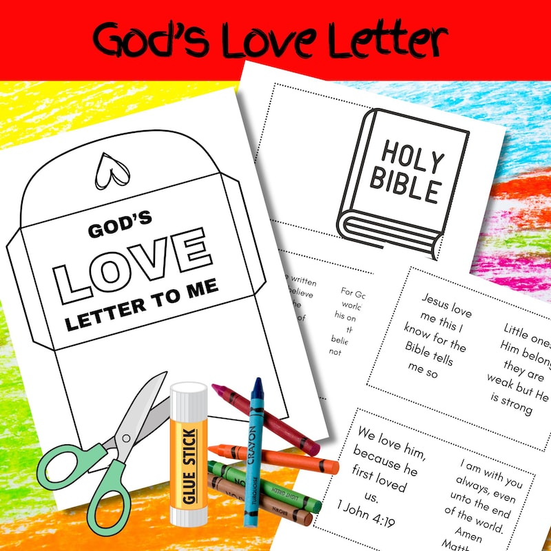 God is Love Craft - Etsy