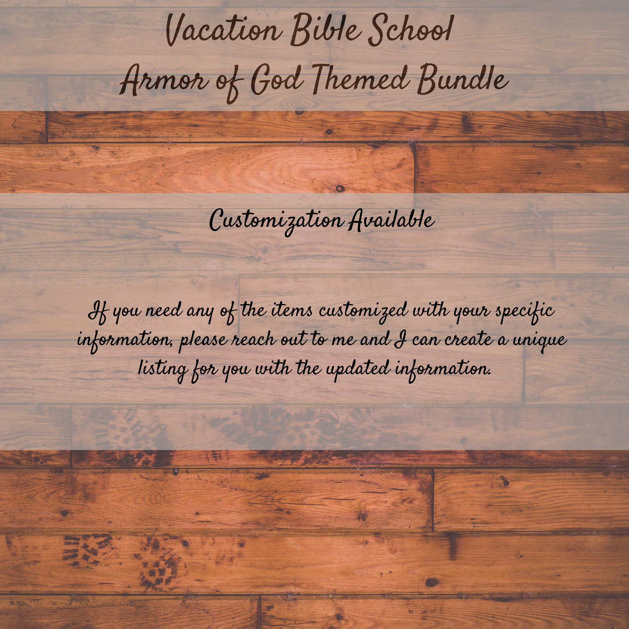 Armor of God VBS Printables Bundle – Invitation, Certificate (digital ...