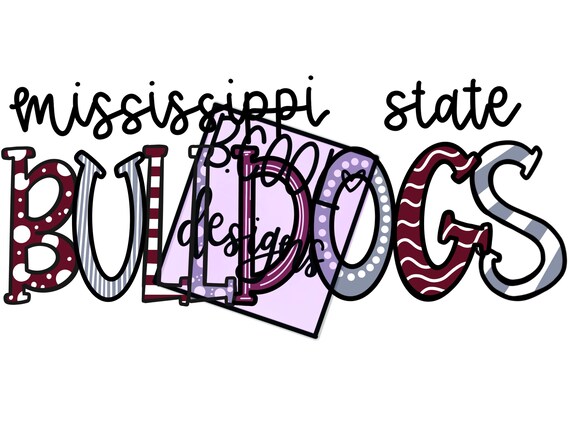 MSU Bulldogs Png - Etsy