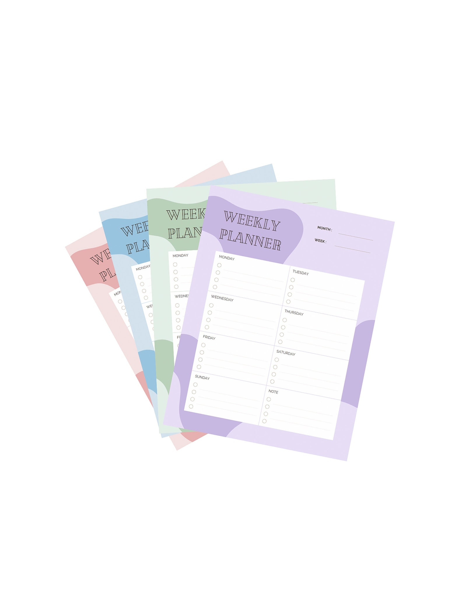 Planner Bundle, Weekly to Do List Printable, Productivity Planners ...