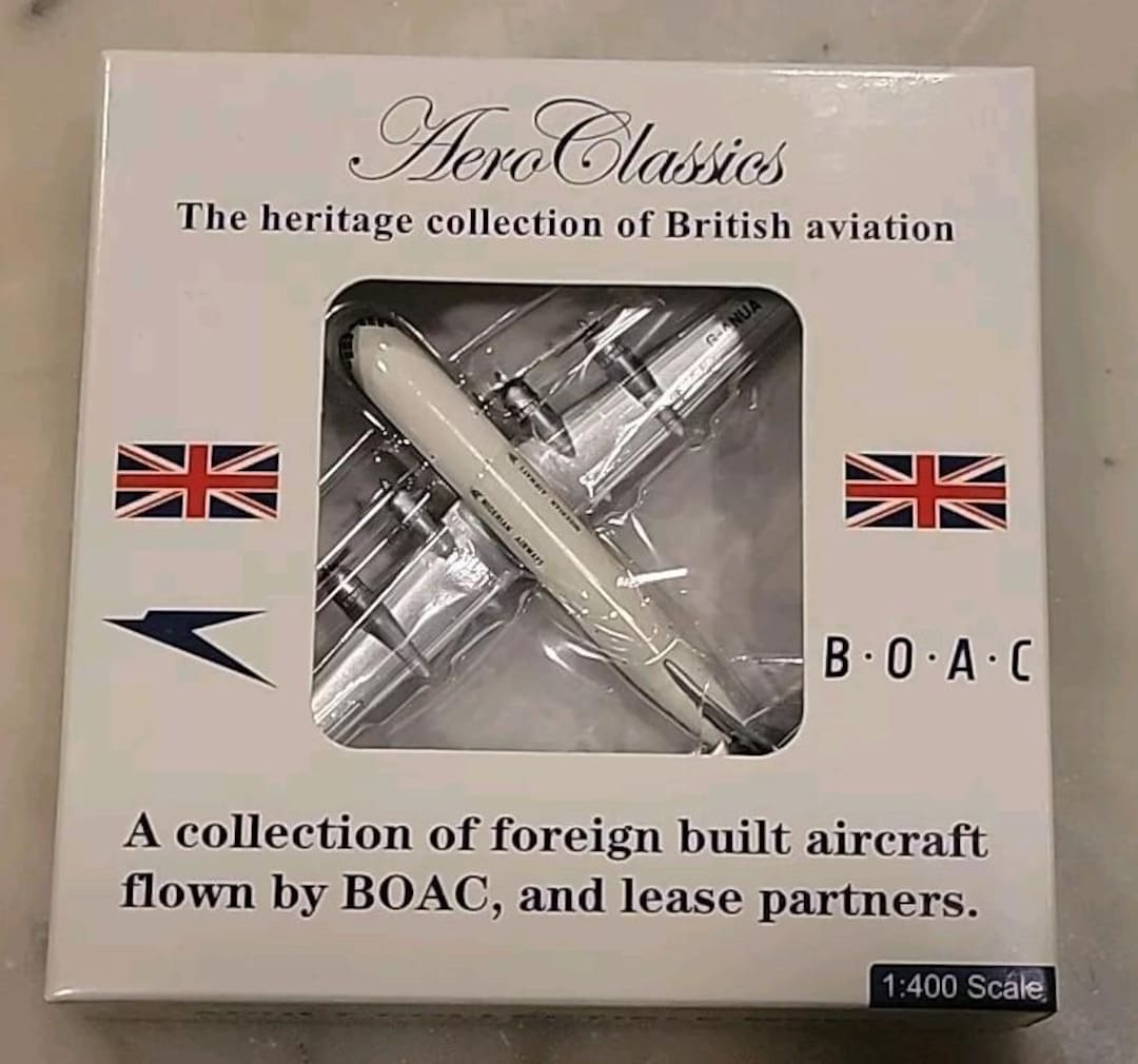 Aeroclassics 1:400 Boac British Airways G-aoio Heritage Collection ...