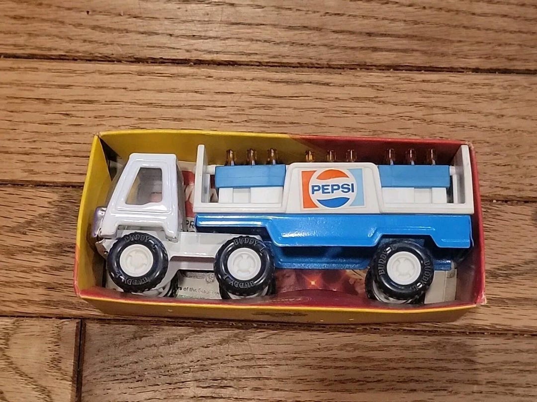 Buddy L Vintage Toy 1979 Pepsi-cola Trailer Truck MIB Old Store Stock ...