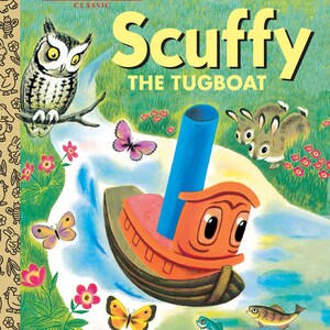 Little Golden Books scuffy the Tugboat - Etsy