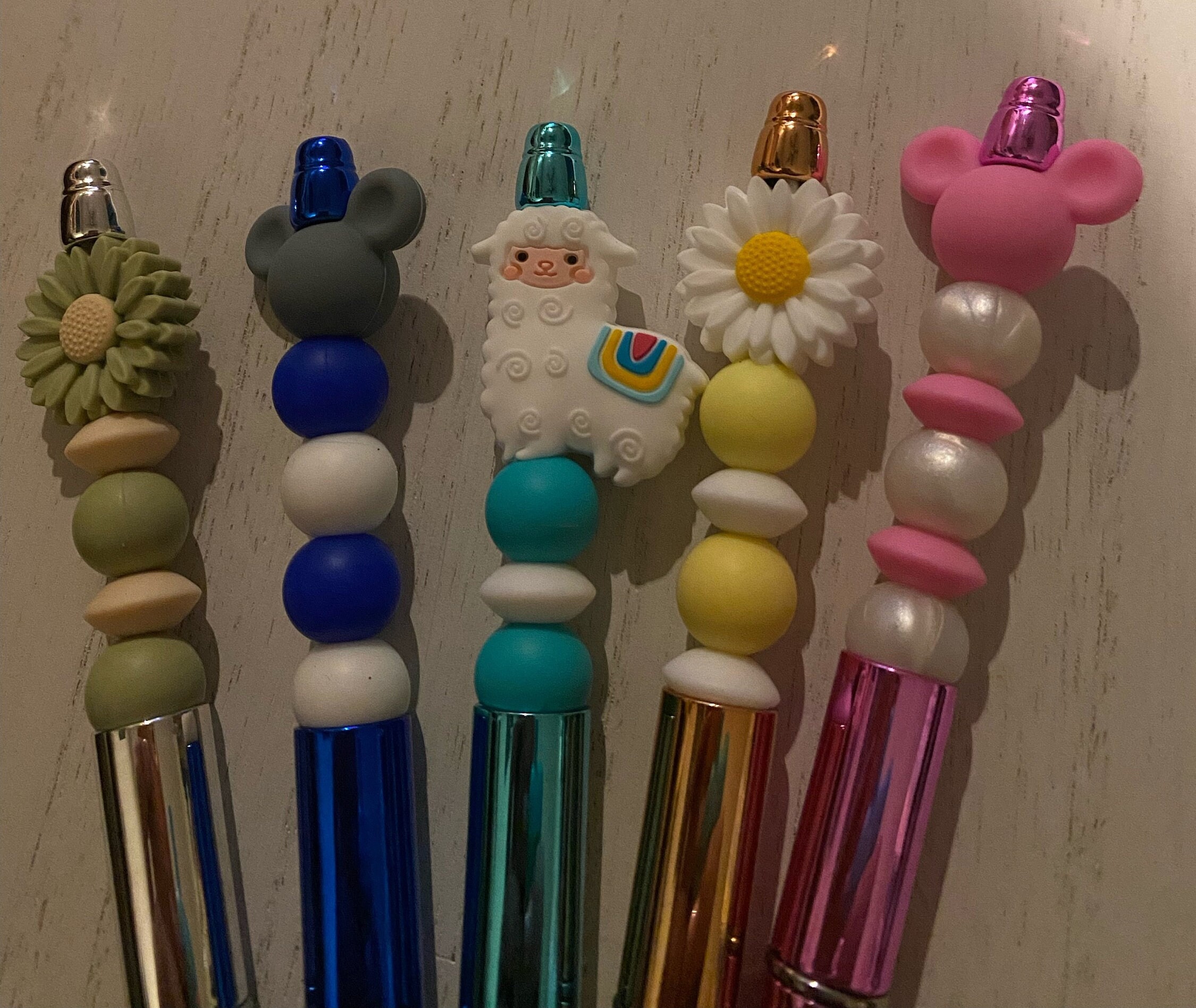 Silicone Beaded Pens ADHD Fidget Pen Teacher Gift Therapist Gift BPA ...