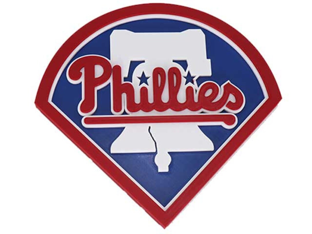Philadelphia Phillies MLB Logo 3D Printed MLB Major League Baseball - Etsy