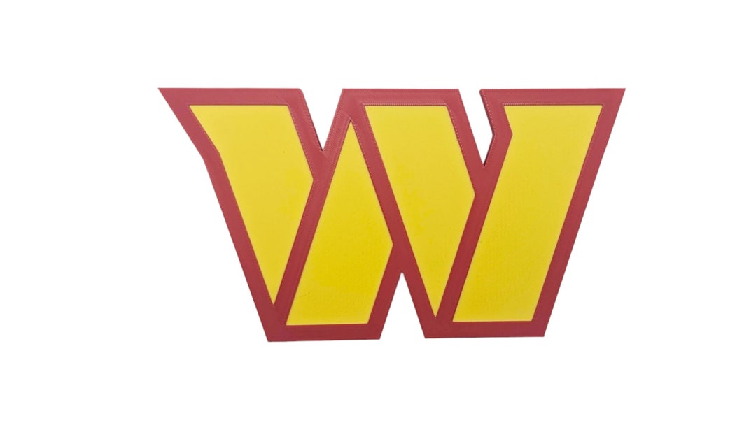 Washington Commanders 3D Printed Logo Show Your Fan Pride - Etsy
