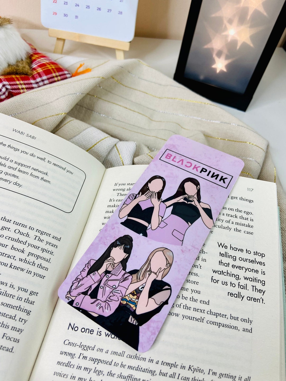 Handmade Blackpink Bookmark Perfect for Fans of the K-pop Group set of ...