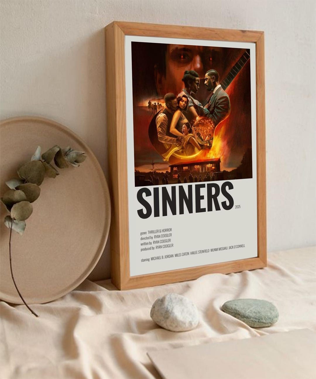 Sinner Minimalist Movie Poster - Decorate Living Room, Study Room, Give ...